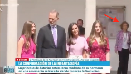 Está provocando muchos comentarios el gesto del padre de Letizia con ...