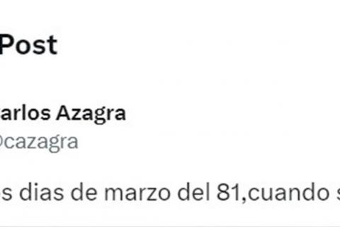 Un dibujante recuerda en una foto lo que le pasó en 1981 y deja claro ...