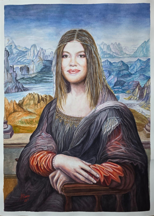 La infanta Sofía como la Mona Lisa del Prado: así es la recreación de ...