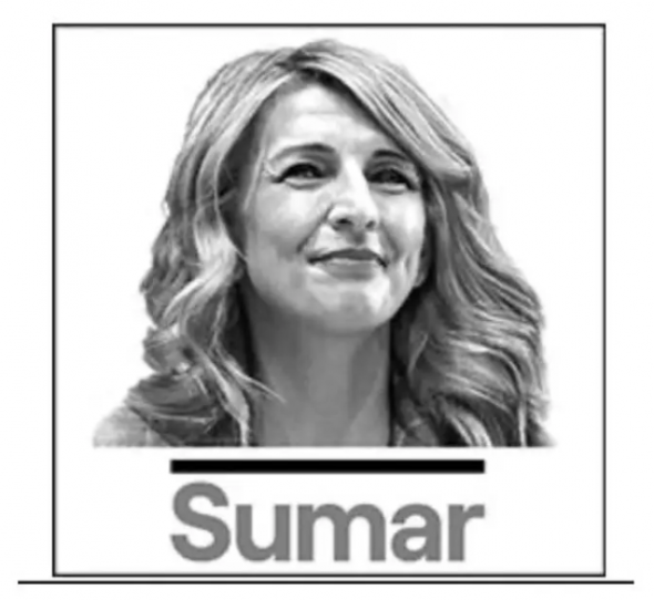 Esta será la foto de Yolanda Díaz que irá en las papeletas de Sumar