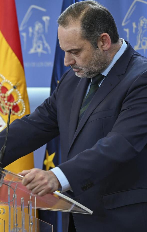 Este es el nuevo asiento de Ábalos en el Congreso
