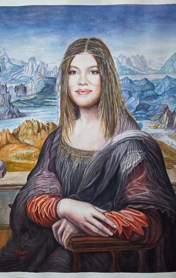 La infanta Sofía como la Mona Lisa del Prado: así es la recreación de ...