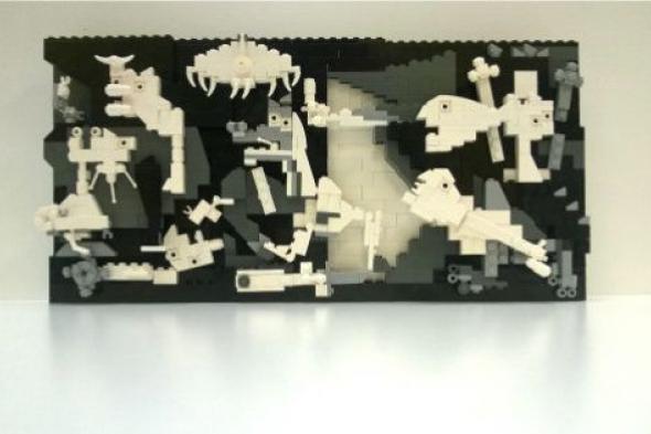 El 'Guernica' de Picasso hecho con Lego (FOTOS)