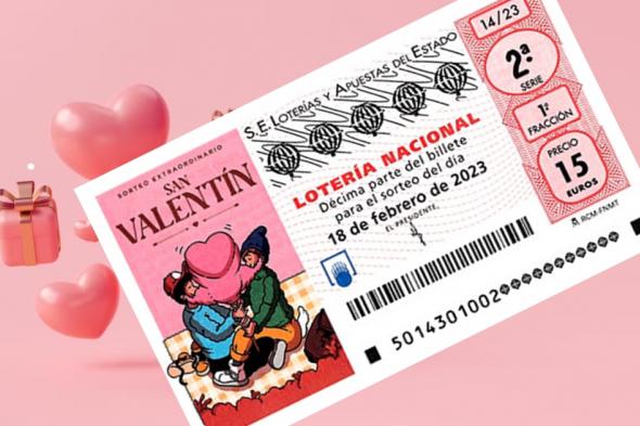 Sorteo Extraordinario San Valentín 2023: ¿Cuánto se lleva Hacienda por ...