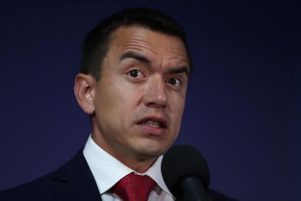 La campaña del candidato Daniel Noboa se cierra en Ecuador con un nuevo ...