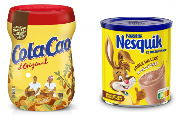 ¿Qué se consume más en España Cola Cao o Nesquik?