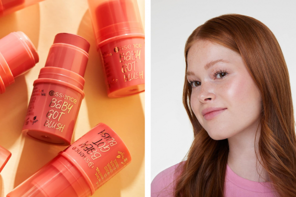 El colorete en stick de Essence cremoso y fácil de aplicar