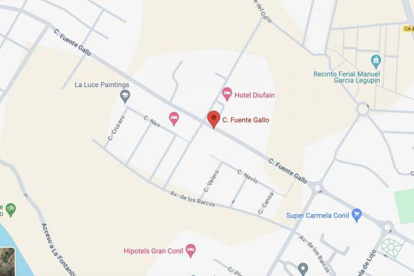 Lo que sucede cuando Google Maps pasa por esta calle de Cádiz es de ...