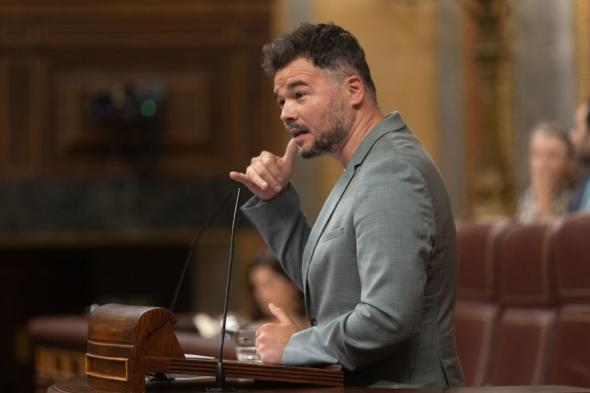 Polémica por lo que ha dicho Rufián en el Congreso sobre la victoria de ...