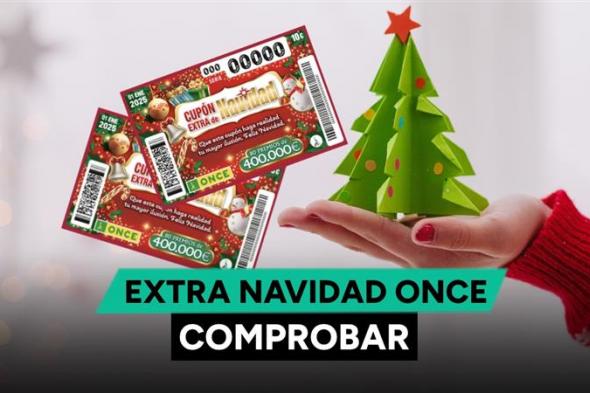 Resultados del Cupón Extra de Navidad ONCE 2025