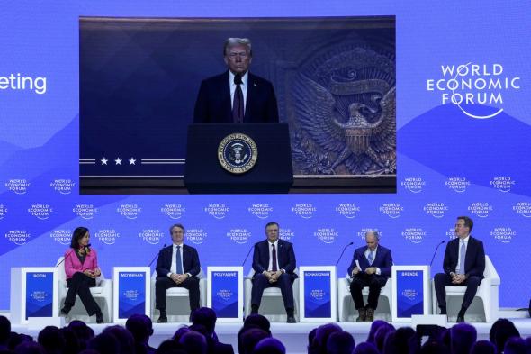 Ana Botín y Donald Trump se elogian en Davos: 'Has hecho un trabajo ...