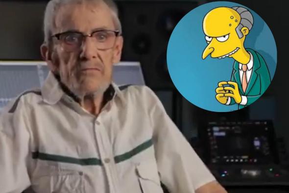 Muere a los 91 años el actor de doblaje y mítica voz del señor Burns en ...