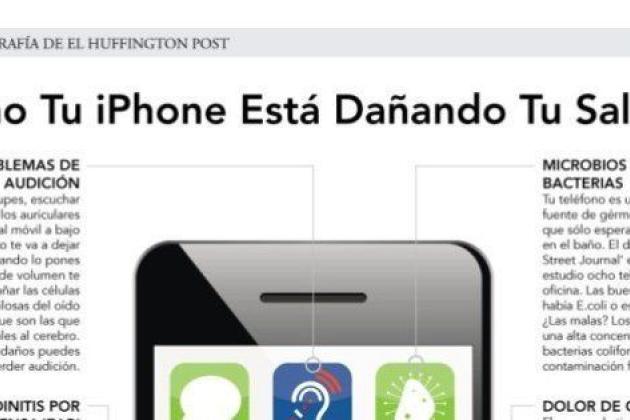 Cómo tu iPhone está dañando tu salud (INFOGRAFÍA)
