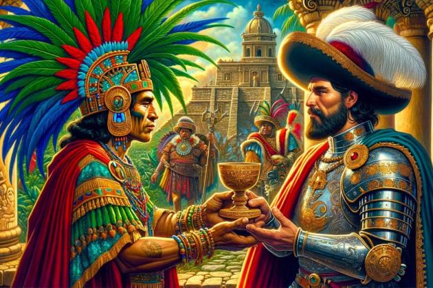 La afrodisíaca bebida que Moctezuma ofreció a Hernán Cortes a su ...