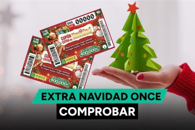 Resultados del Cupón Extra de Navidad ONCE 2025