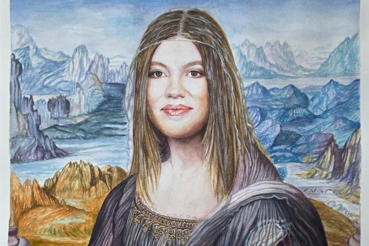 La infanta Sofía como la Mona Lisa del Prado: así es la recreación de ...