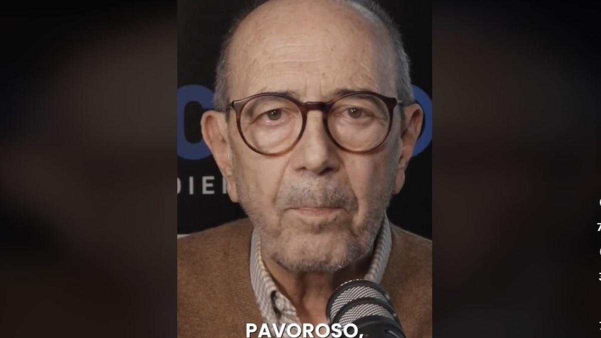 El actor Miguel Rellán mira a cámara y lanza un mensaje de un minuto ...