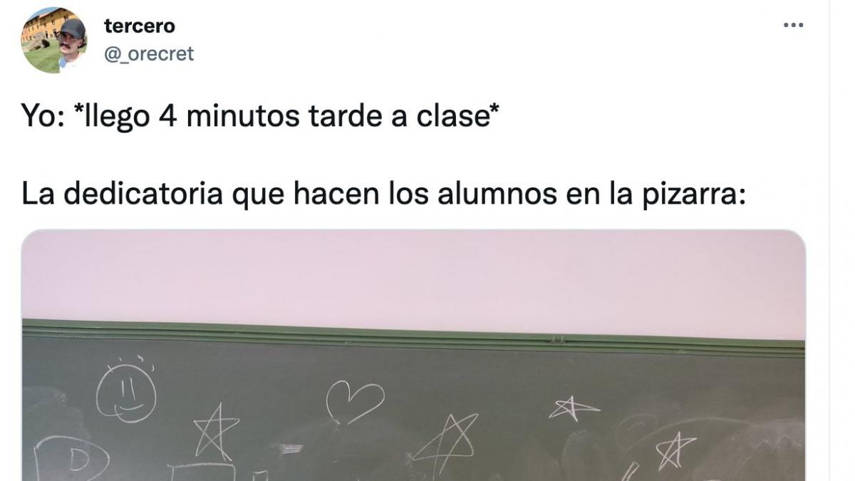 Un profesor conquista Twitter al publicar lo que le han puesto sus ...
