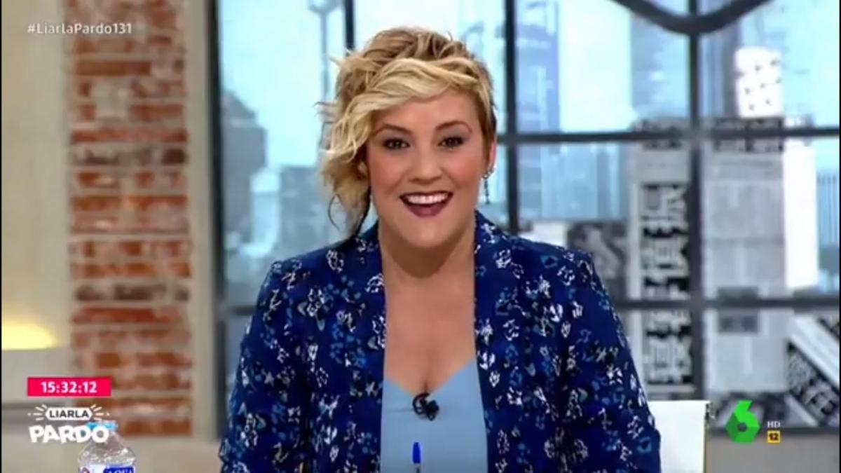 Un micro abierto pilla a Cristina Pardo en su último 'Liarla Pardo ...