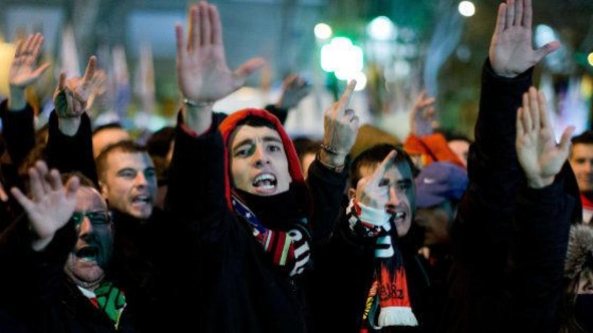 Así se convive en las gradas con los grupos ultras