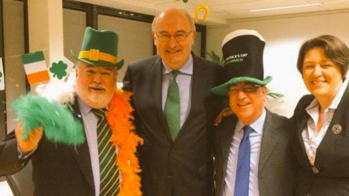 Miguel Arias Cañete, 'el San Patricio español'