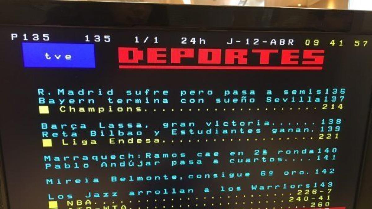 El error de campeonato del Teletexto que enfada a los sevillistas