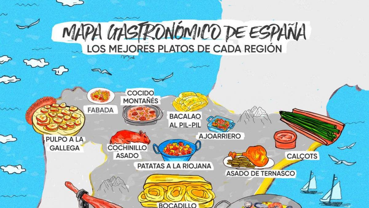 Donde fueres... ¡come lo típico! Seis mapas gastronómicos de Europa