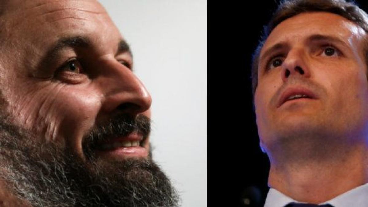 Santiago Abascal se come a Pablo Casado