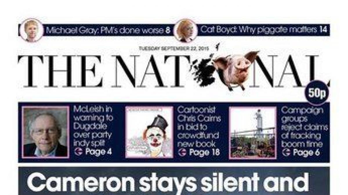 La prensa británica se mofa de Cameron y su 'Piggate'
