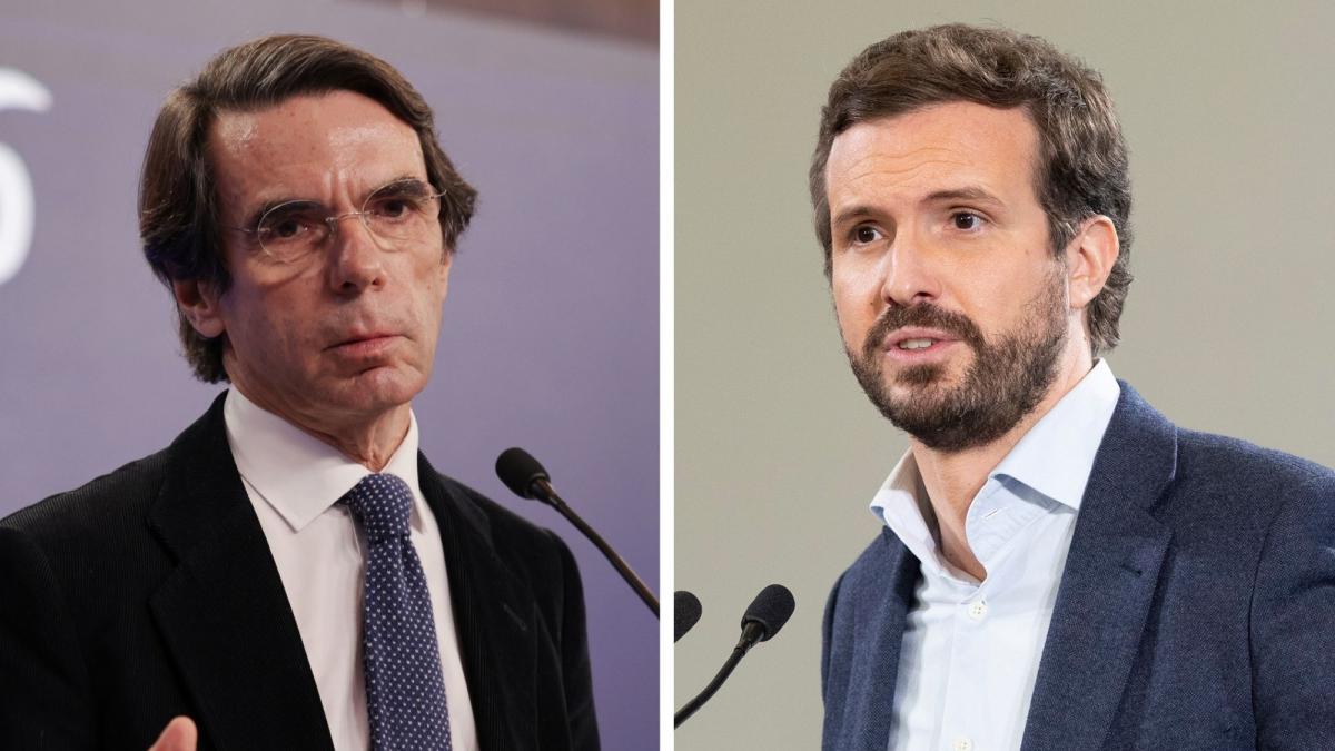 Aznar lo dice en serio: 'Yo apoyo a Pablo Casado'