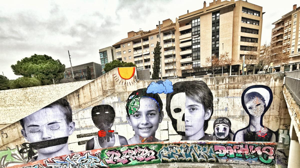 La salud mental se hace arte: el espectacular mural en una pared de ...