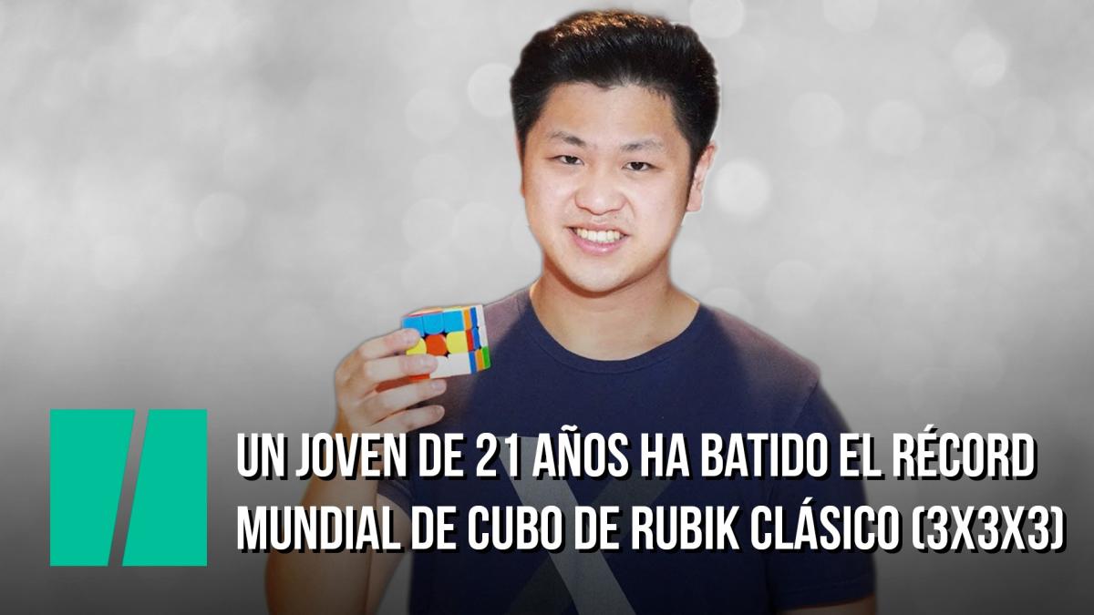 Max Park, un joven de 21 años con autismo, ha batido el récord mundial ...