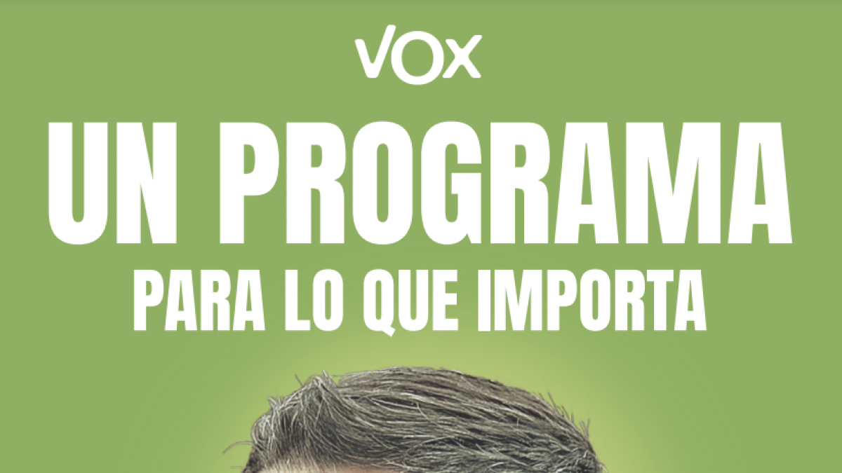 Este es el programa electoral de Vox para las elecciones generales 2023