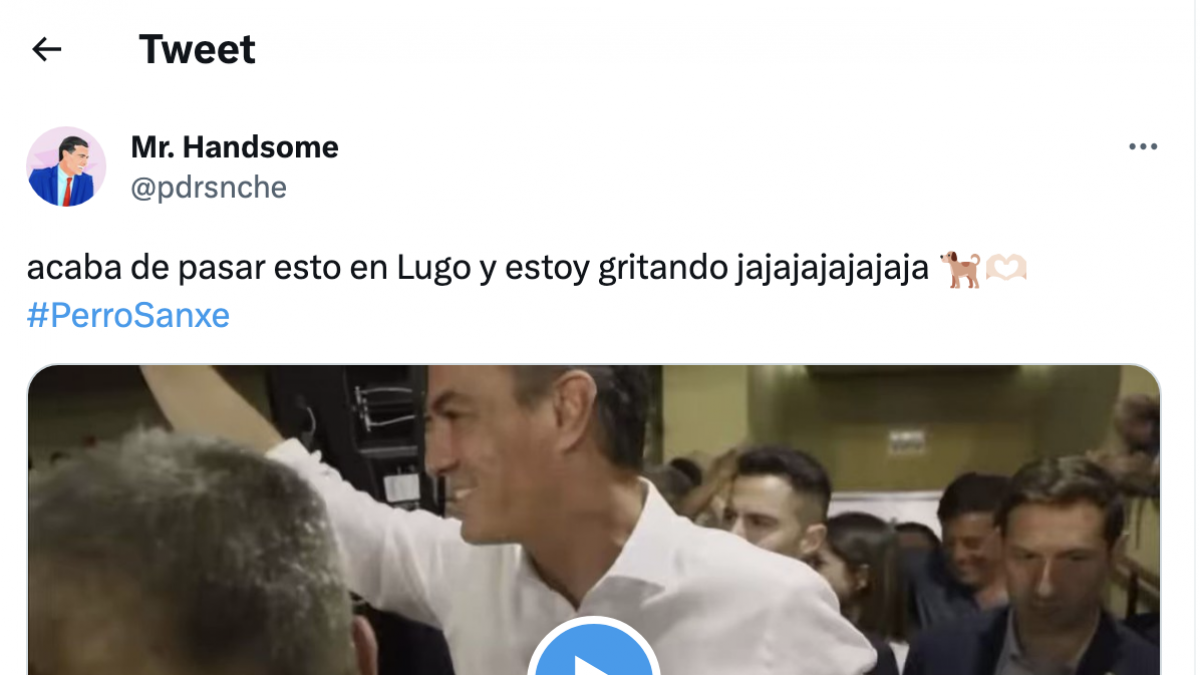 Pedro Sánchez llega a un acto en Lugo y lo que sucede en ese instante ...