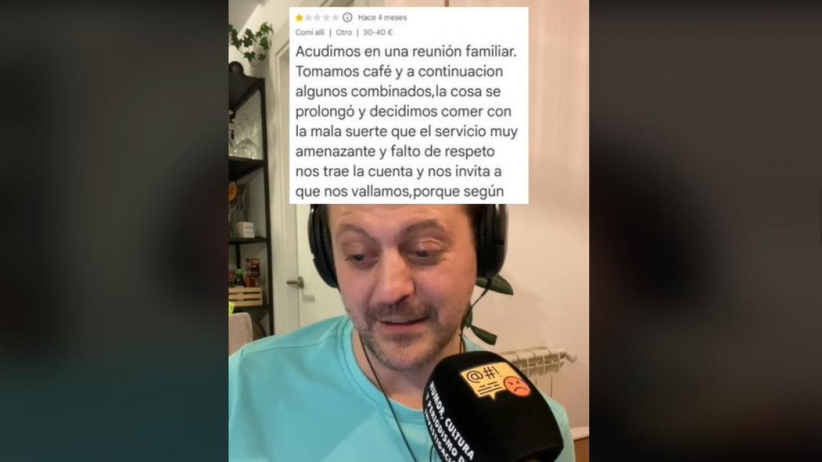Un Cliente Se Queja De Que Le Han Echado De Un Restaurante Y El Dueño