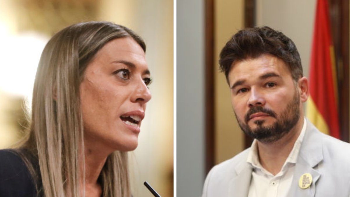 La (no) reacción de Rufián tras la intervención de Míriam Nogueras en ...