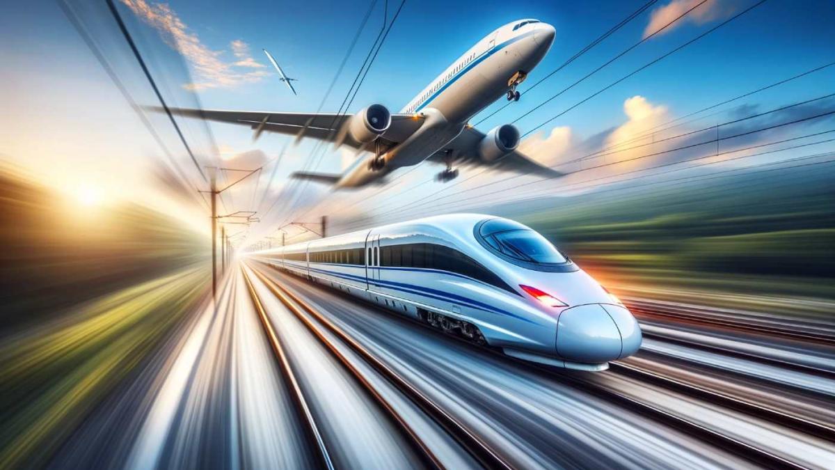 El tren que supera la velocidad del avión está a punto de zarpar REESCRIBIR