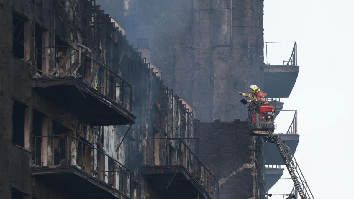 Esto decía la promotora sobre el edificio incendiado en Valencia