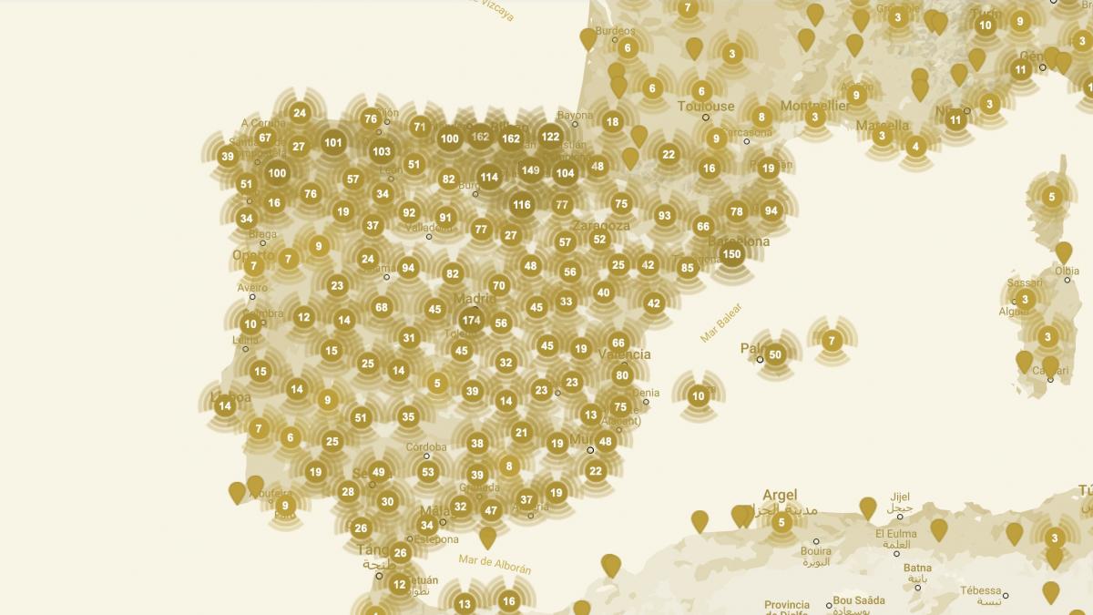 El Google Maps de la historia de España que te revela los personajes ...