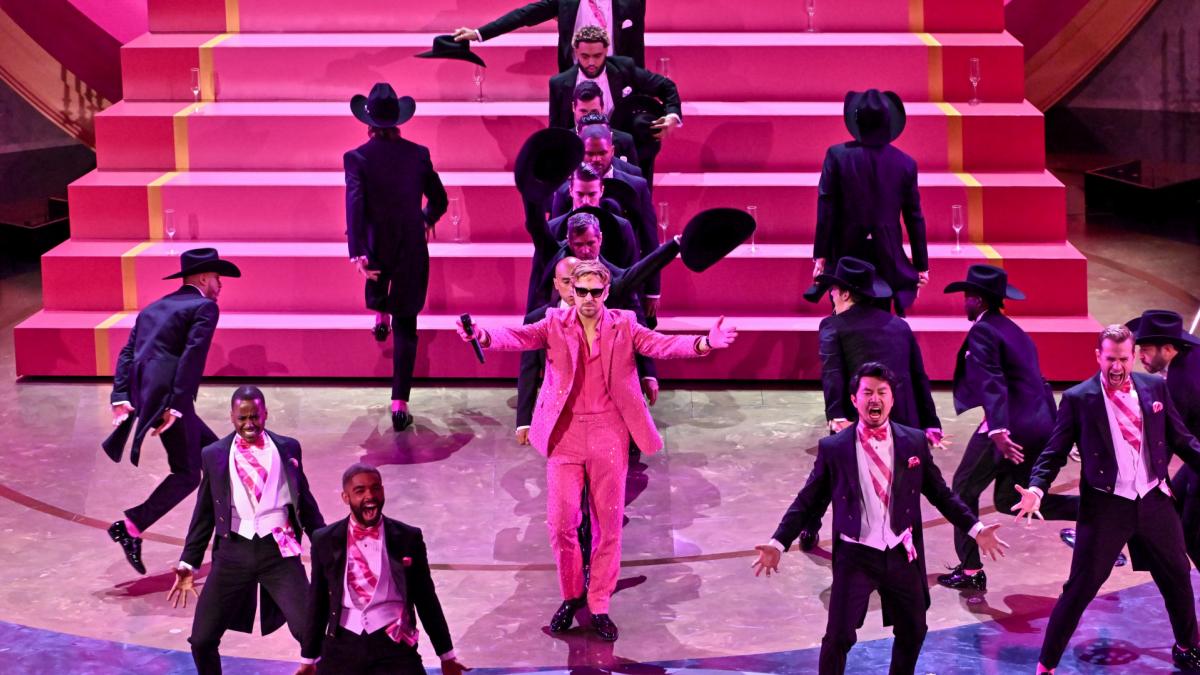 Ryan Gosling canta 'I'm just Ken' en los Oscar y se convierte en el ...
