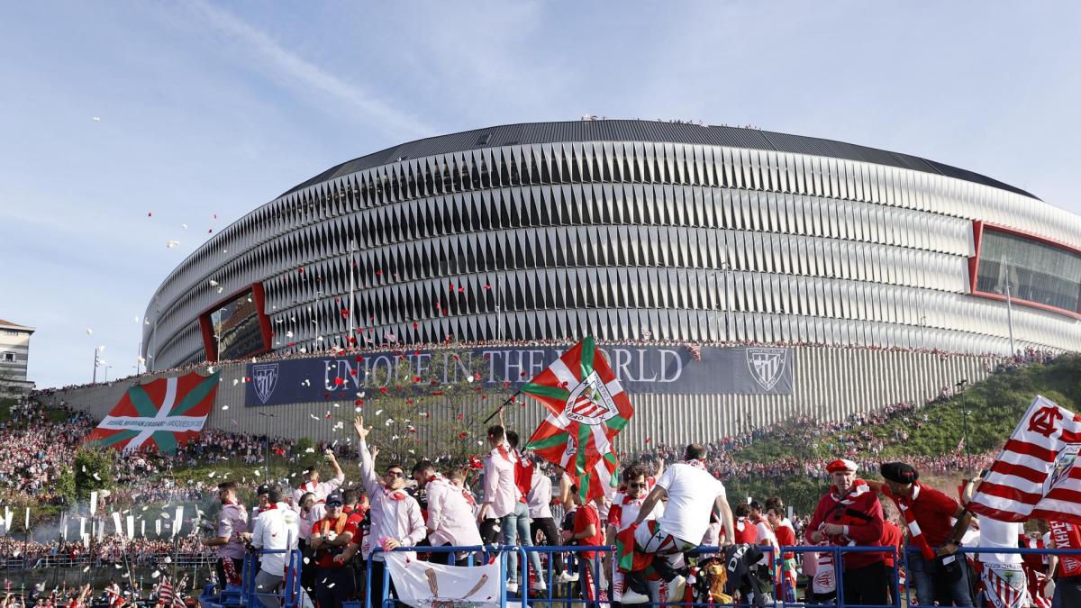 EN FOTOS: La celebración de la Copa del Rey del Athletic en Bilbao