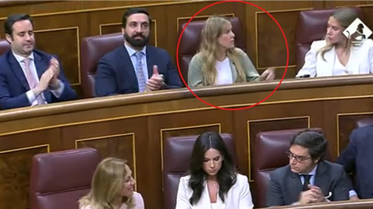 La portavoz de Vox acaba su intervención y lo que pasa con Bea Fanjul ...