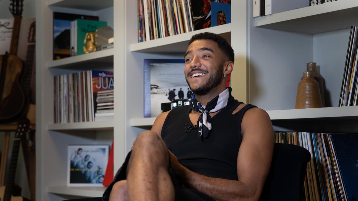 Omar Samba (OT 2023) se somete al test rápido de 'El Huff': 'Soy team frío'