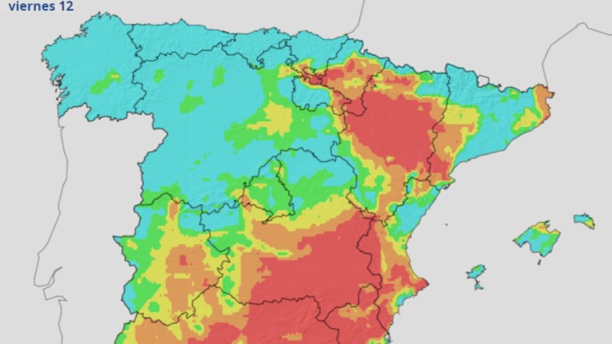 La AEMET pone en alerta a estas zonas y no por el calor
