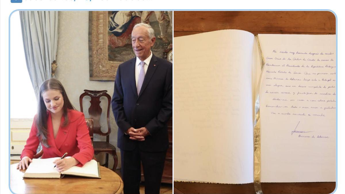 Hay un detalle muy concreto de la letra de la princesa Leonor que tiene ...