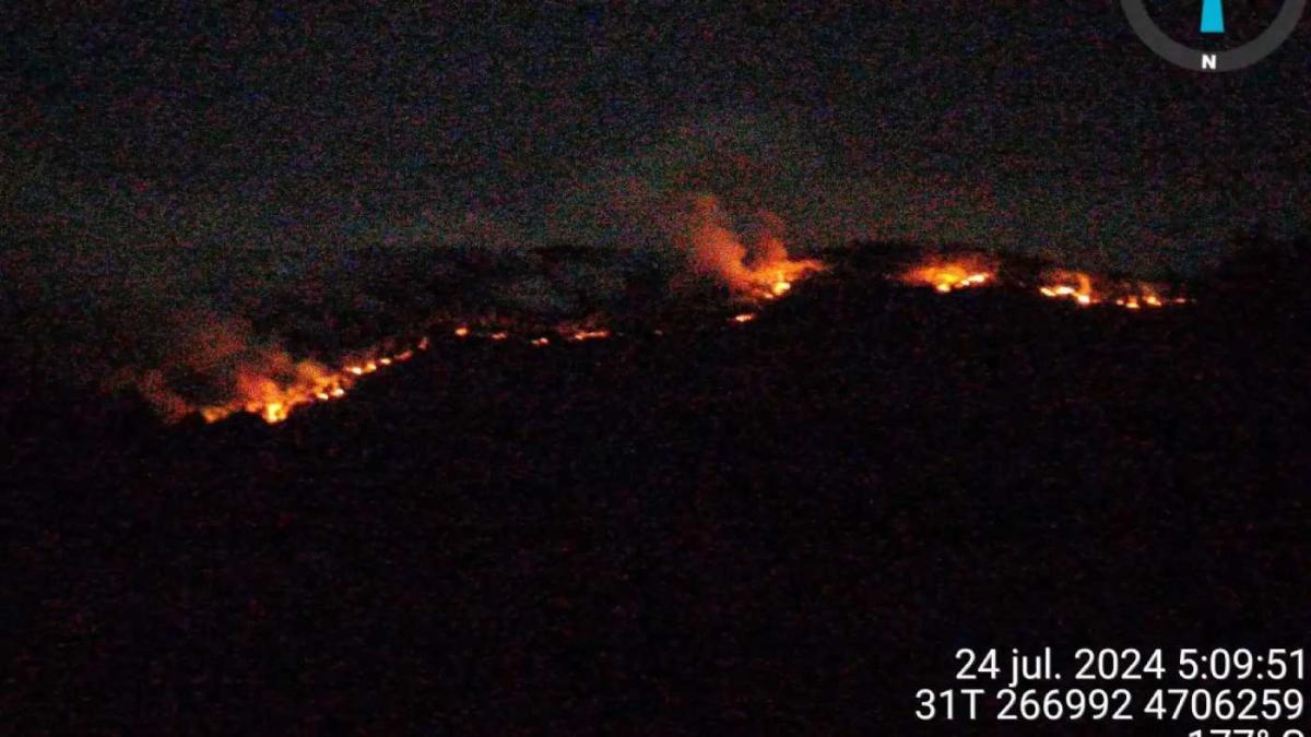 Máxima Preocupación Por El Avance Del Incendio Forestal Grave En Pueyo