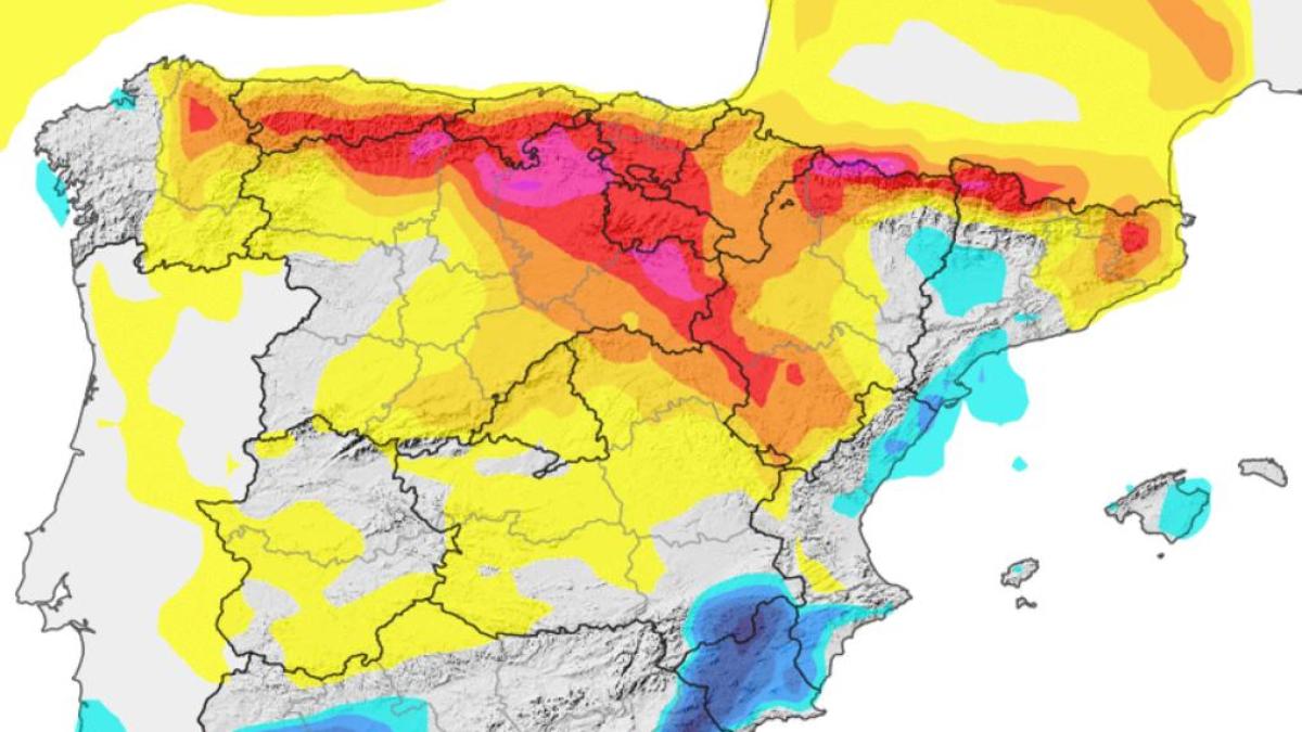 La AEMET da por olvidado el respiro: aviso por una semana al más puro ...