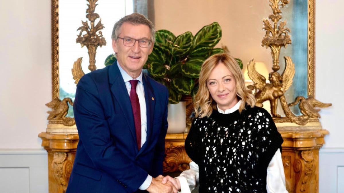 Meloni demerita la visita de Feijóo a Italia: no la publicita en ningún ...