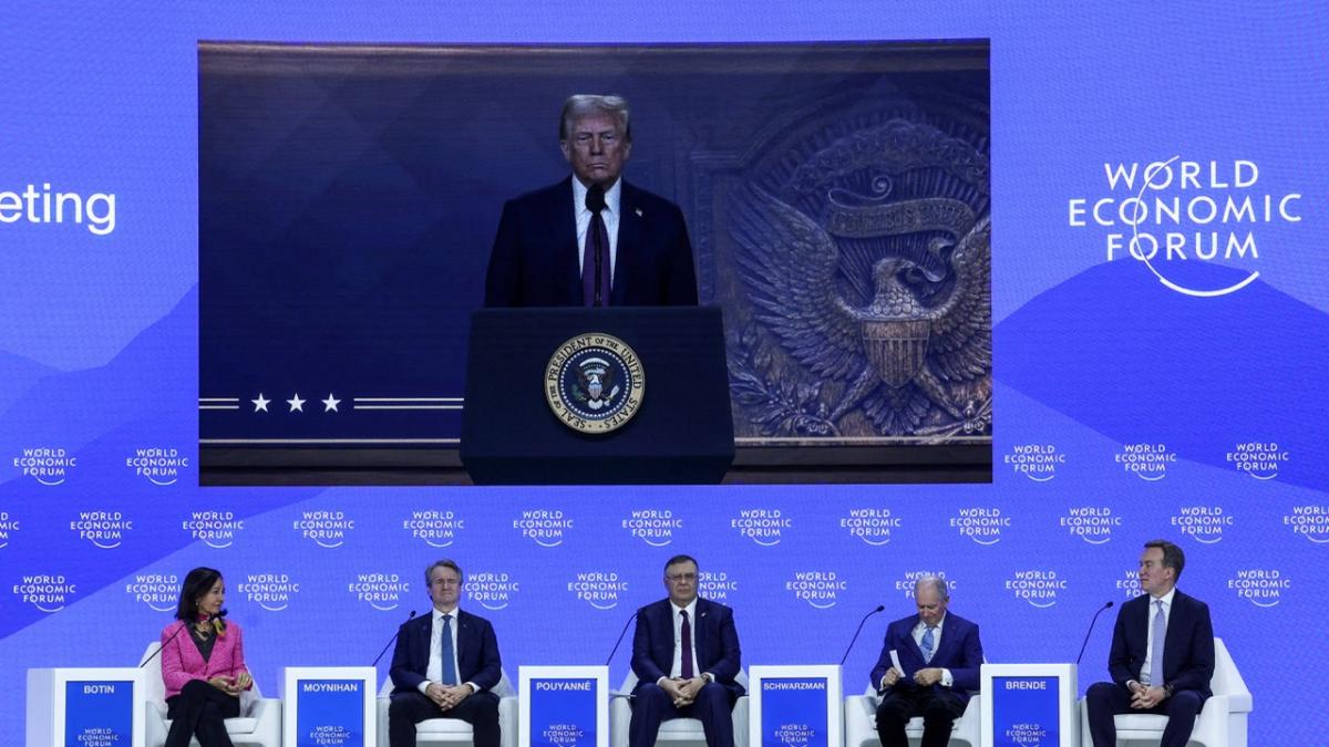 Ana Botín y Donald Trump se elogian en Davos: 'Has hecho un trabajo ...