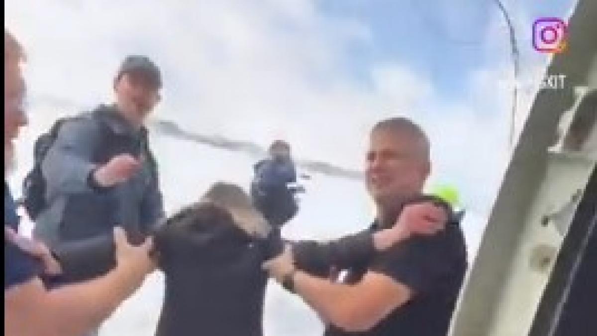 Las impactantes imágenes de un pasajero de Delta Airlines que graba el ...